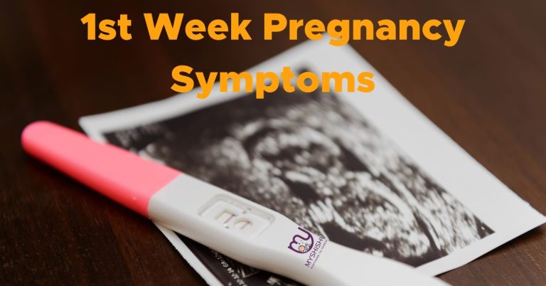 1st Week Pregnancy Symptoms - MyShishu